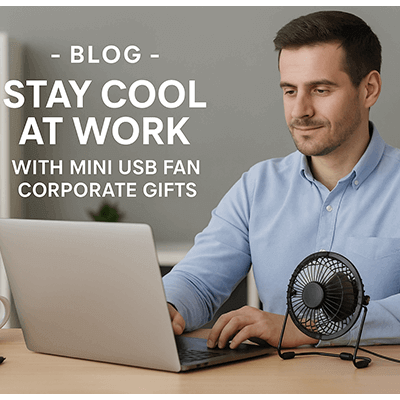 Mini USB Fan Corporate Gifts to stay cool at work