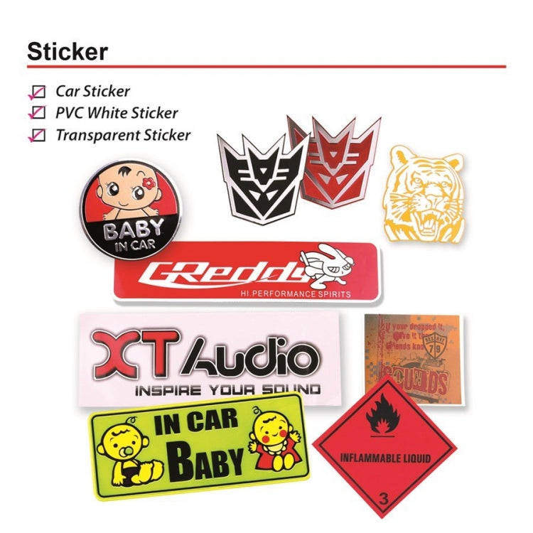 Customized Sticker | Executive Door Gifts