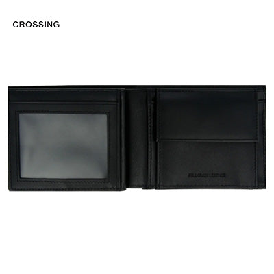 Crossing Infinite Bi-Fold Leather Wallet With Flap And Coin Pouch RFID ...