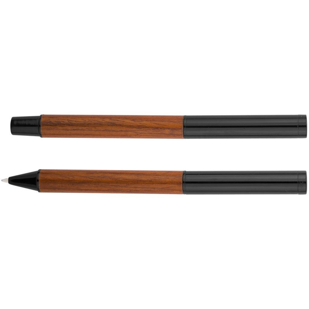 Balmain Woodgrain Duo Metal Pen Set | Executive Door Gifts