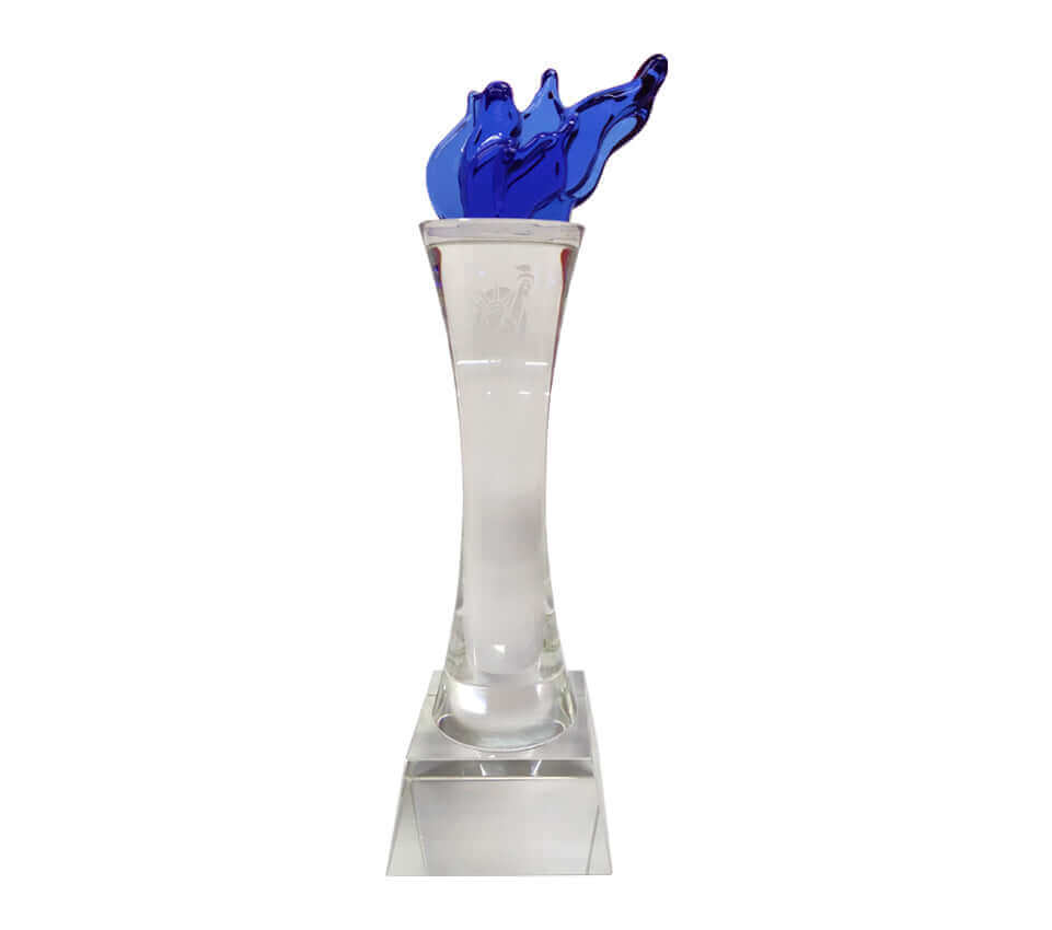 Torch-shaped Crystal Trophy | Executive Door Gifts